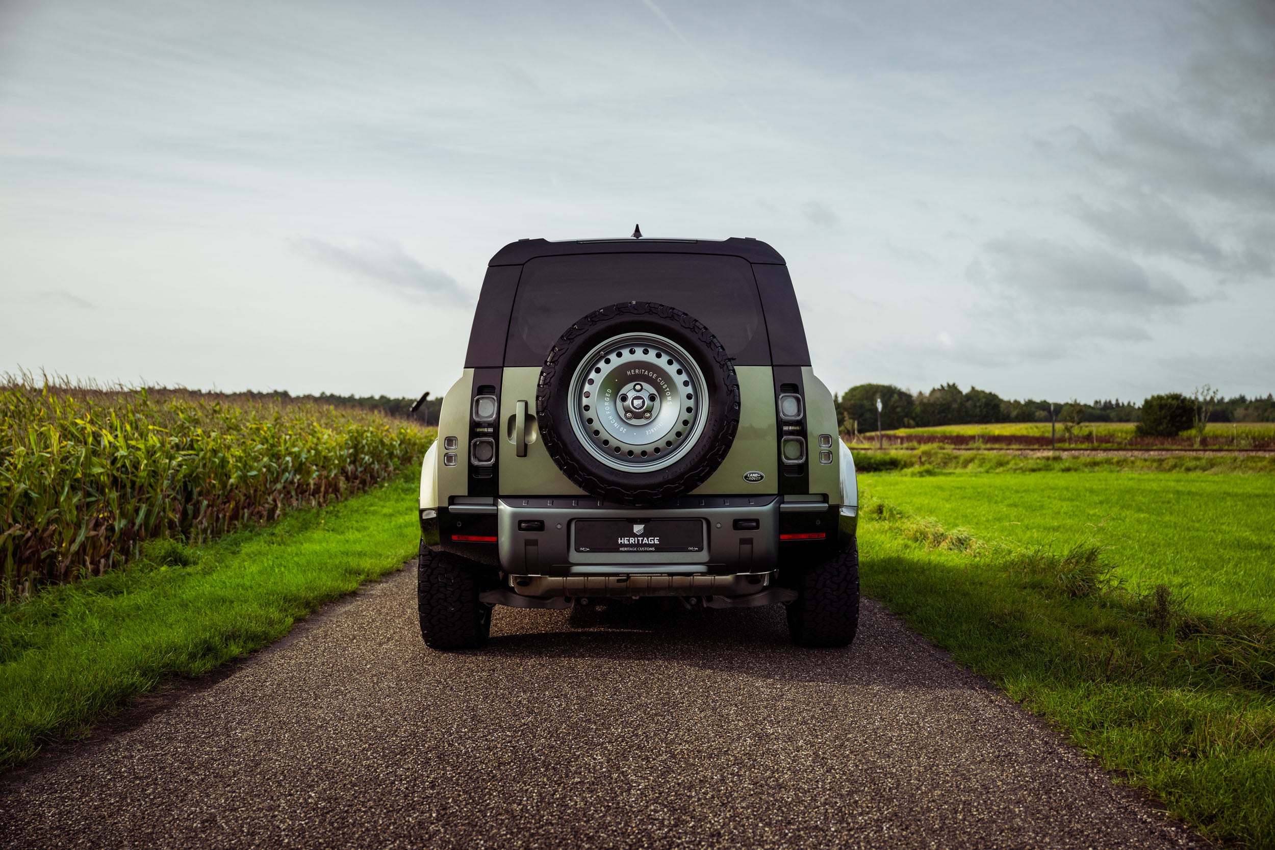 Defender 110 P400e - Pangea green
